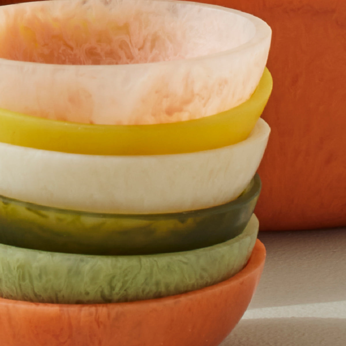 Riley Resin Small Condiment Bowl in Peach – HAUSETTE®