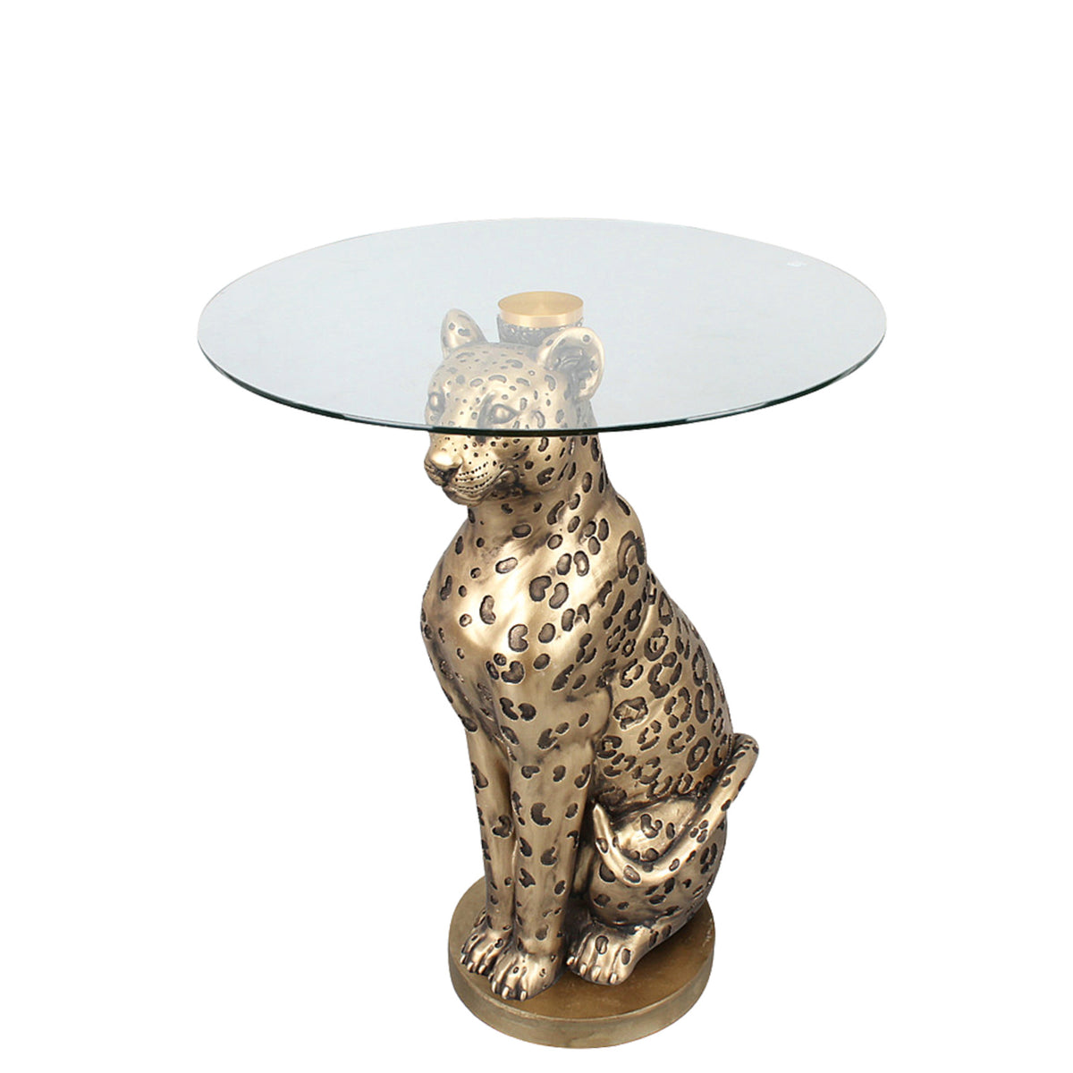 Lenard Leopard Side Table – HAUSETTE®