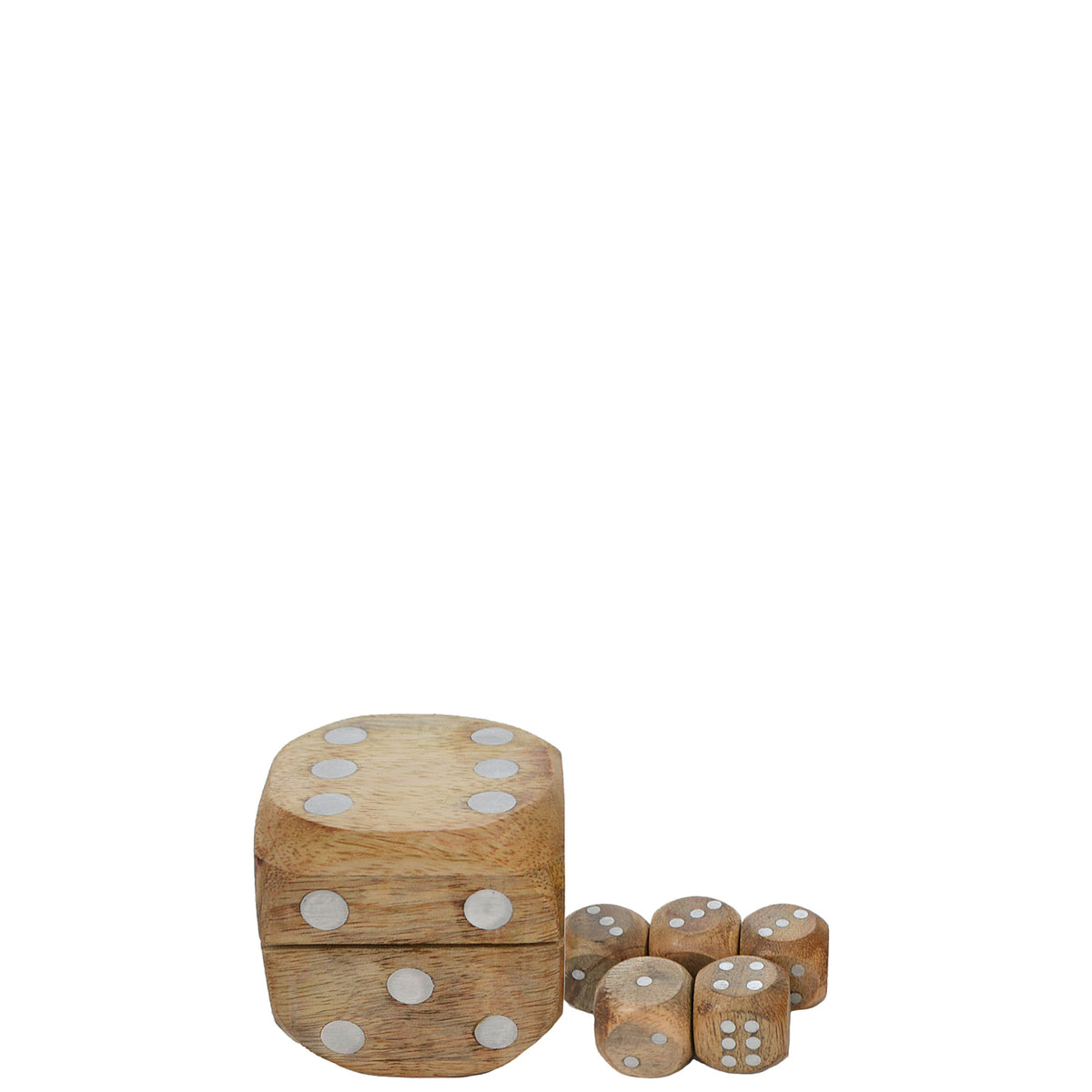 Virginia Wood Dice Box Set Of 6 – HAUSETTE®