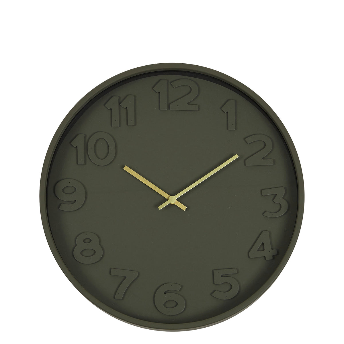 Oliver Metal Clock in Olive – HAUSETTE®
