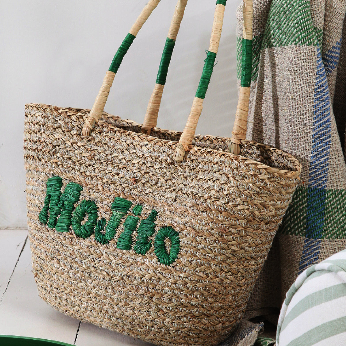 Mojito Seagrass Tote Bag – HAUSETTE®