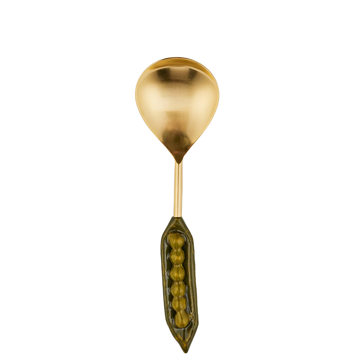 Biarritz Pea Serving Spoon In Gold – HAUSETTE®